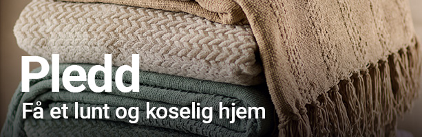Pledd - Fleecepledd, ullpledd, sherpapledd - Myke og deilige!